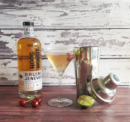 Cocktail met jenever en kersen - Culi Sandra