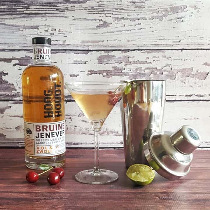 Cocktail met jenever en kersen - Culi Sandra