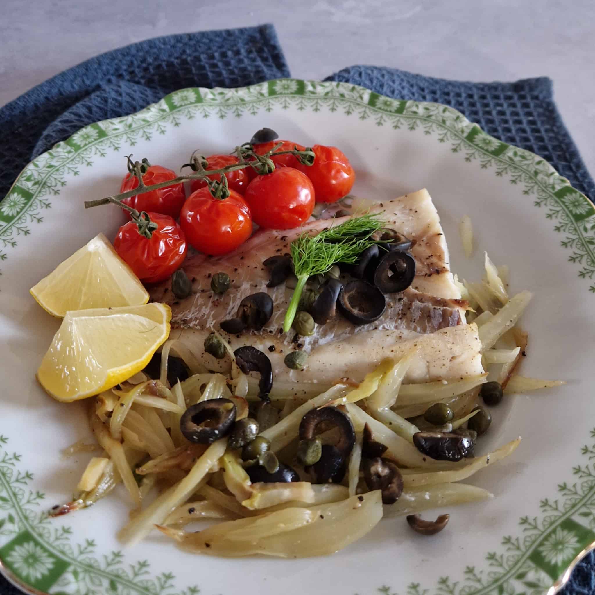 Zeewolf uit de oven met venkel - Culi Sandra