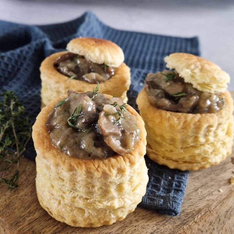 Champignonragout - pasteitje met ragout - Culi Sandra